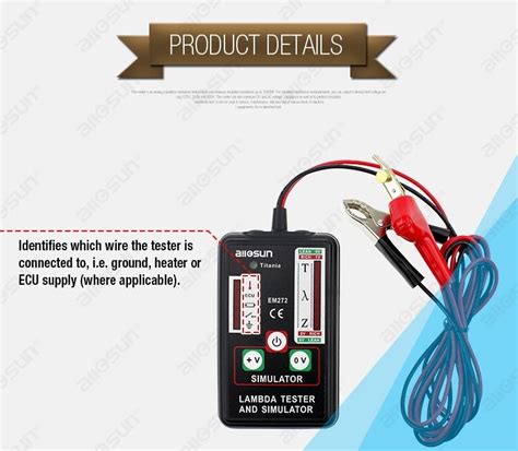 Automotive Oxygen Sensor Tester Simulator Zirconia Titania Portable Automotive Oxygen Sensor Tester Simulator Zirconia Titania Portable