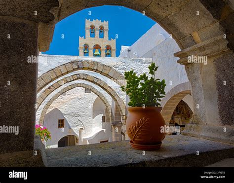 Monastery Of Saint John The Theologian On The Greek Island Of Patmos