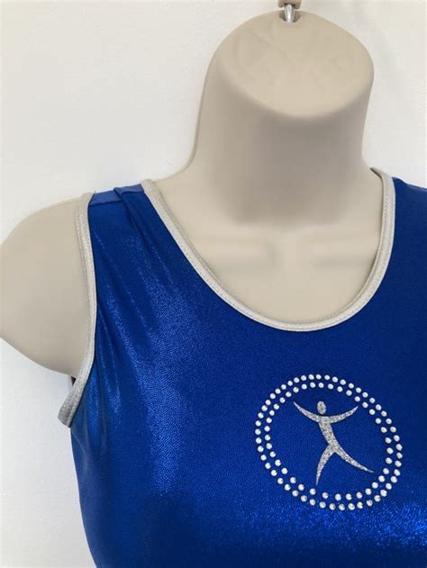 Metallic Blue And Silver Leotard Suite 109