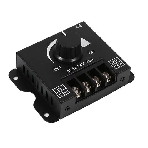 Led Dimmer Switch Led Dimmer Dc 12v 24v Dimmer Knob Pwm Dimming