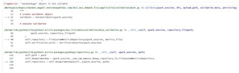 Solved Typeerror Javapackage Object Is Not Callable Databricks Community 19008