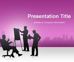 Free Business Conference Powerpoint Template Purple Free Powerpoint