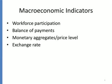 Ppt Macroeconomic Indicators Powerpoint Presentation Free Download