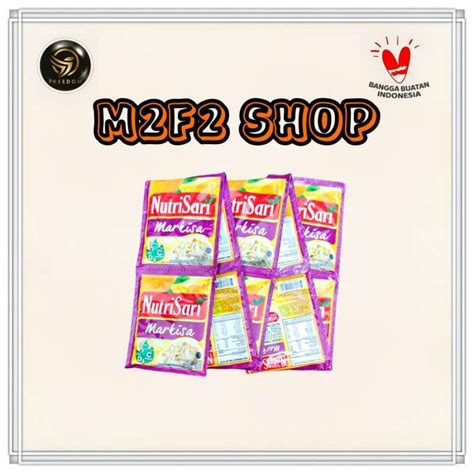Promo Nutrisari Minuman Serbuk Rasa Markisa Sachet 14 Gr Kemasan