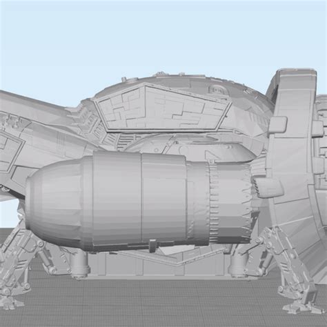 Stl File Serenity Firefly Class Ship・3d Printable Model To Download・cults