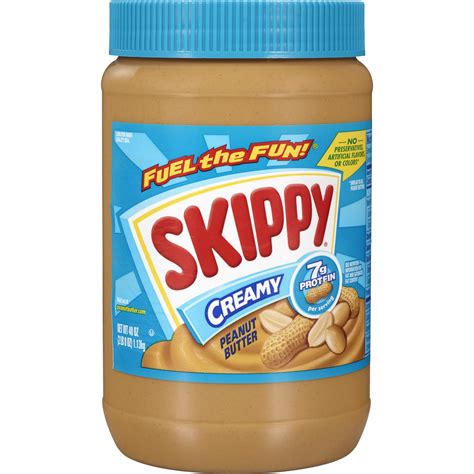 3 Pack Skippy Peanut Butter Creamy 7g Protein Per Serving 40 Oz