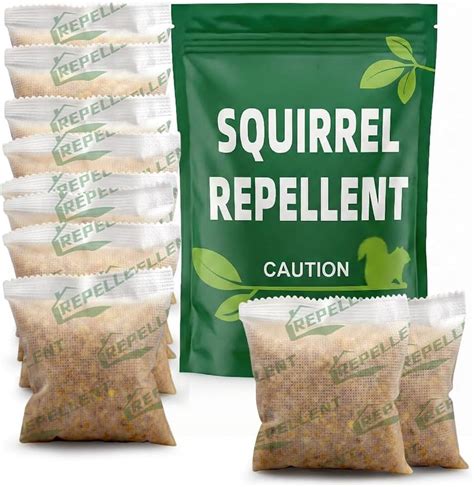 Audqqm Squirrel Repellent Outdoor Chipmunk Repellent