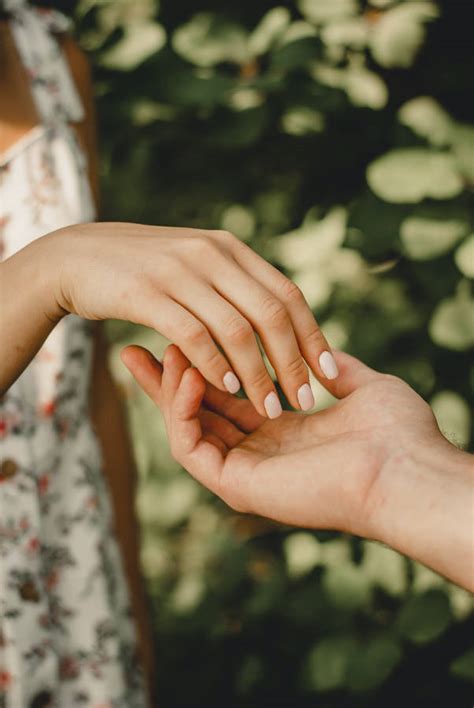 Romantic Hand In Hand Wallpaper Wallpapersok