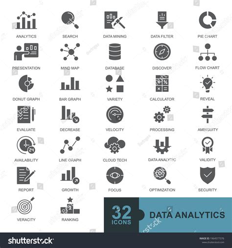 Data Analysis Statistics Analytics Minimal Thin Stock Vector Royalty Free 1964577376