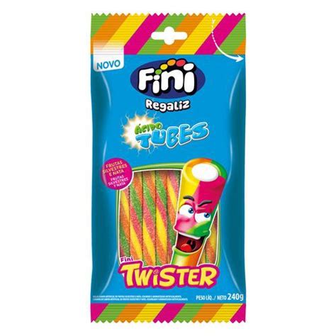 Fini Tubes Twister Azedinho 240g Shopee Brasil