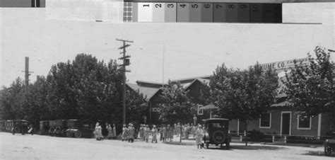 Women Leaving Work At The G W Hume Co In Turlock California Circa