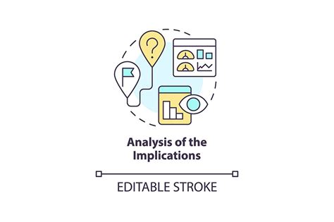 Analysis Of Implications Icon Outline Icons ~ Creative Market
