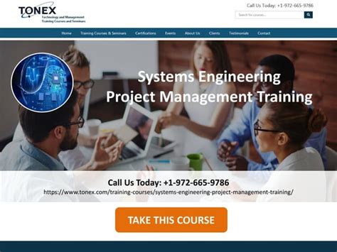 Systems Engineering Project Management Training Ppt