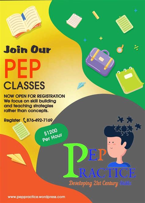 Online Class Flyer Pep
