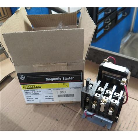 Ge General Electric Magnetic Starter Nema Size 00 Cr306a002