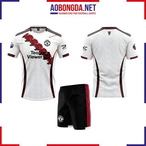 Áo Bóng Đá Clb Manchester United Trắng Hoa 2023 2024 Áo BÓng ĐÁ 2025