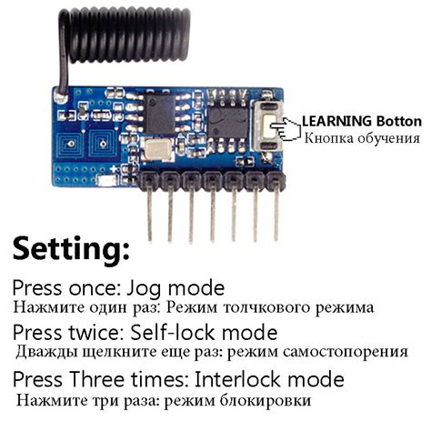 Rf 433mhz Wireless Remote Control Switch Ev1527 Module Qiachip