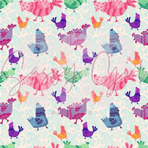 Paisley Chickens Sassy Girl Patterns Paisley Chickens Sassy Girl Patterns