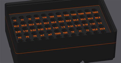 Gridfinity Ltt Screwdriver Bit Bin By Jufy111 Download Free Stl Model