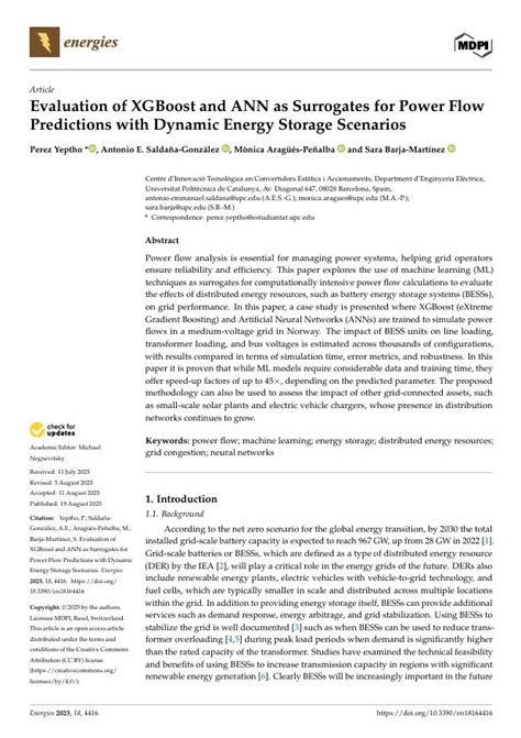 Machinelearning Ai Energy Powergrid Congestion Research