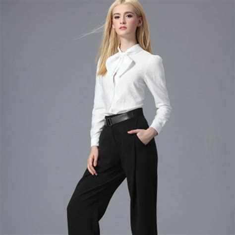 White Shirt Black Pants Uniform At Georgia Levvy Blog