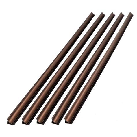Fasade 47 In Oil Rubbed Bronze Vinyl Large Profile Inside Corner Trim