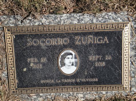 Socorro Zuniga 1935 2015 Find A Grave Memorial