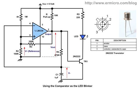 Voltage Comparator Circuit Schematic