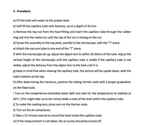 Solved Density Mw Of Acetone Density Diameter Of The
