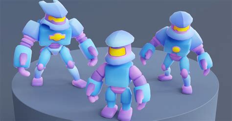 robot characters ranger 3d robots unity asset store