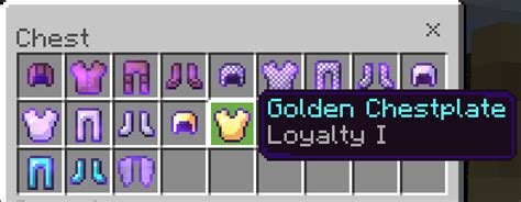 Bedrock Editionarmor With Loyalty Minecraft Discontinued Features Wiki
