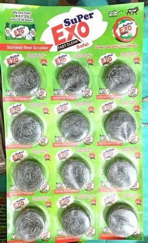 Scuba Steel Stainless Steel Super Exo Scrubber At Rs 50 Dozen In New Delhi Id 27371198333
