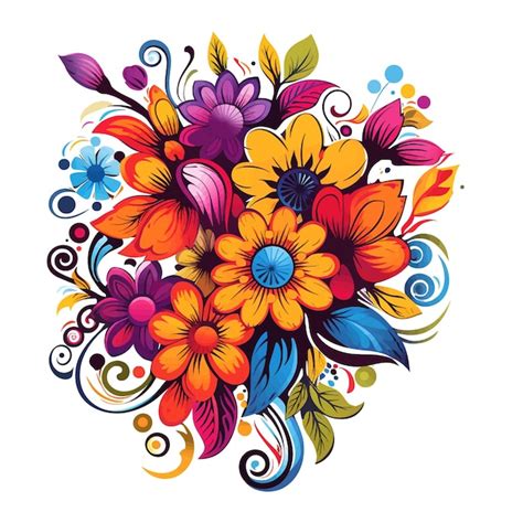 Coloridos Diferentes Tipos De Flores Set Vector Clipart Fondo Blanco Coloridos Diferentes Tipos De Flores Set Vector Clipart Fondo Blanco