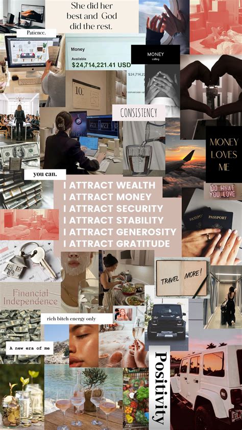 2023 ️ Positive Manifestation Wallpaper Vision Board Examples