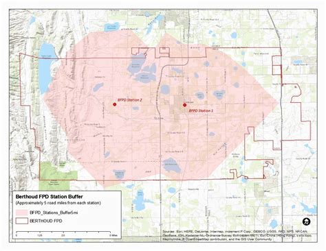 District Map Berthoud Fire Protection District