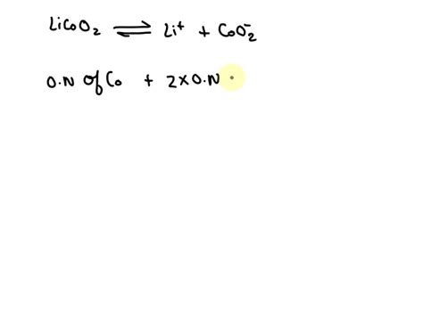 Solved When A Li Ion Battery Is Fully Discharged The Cathode Has An