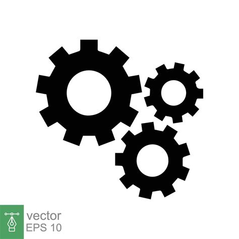 Icono De Engranaje Cog Rueda Rueda Dentada Mecanismo Ingeniería