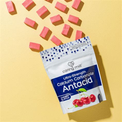 Fsa Eligible Caring Mill™ Antacid Soft Chews Cherry 32 Ct Fsa Store