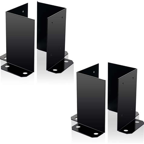 6 X 6 Post Anchor Base 2 Pcs Inner Size 57x57 Post Base Brackets