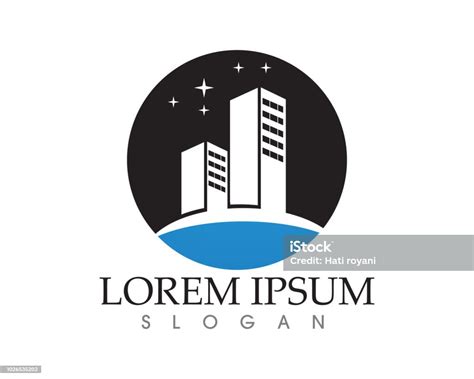 Ilustración De Plantilla De Edificios Logo Y Símbolos Iconos Y Más