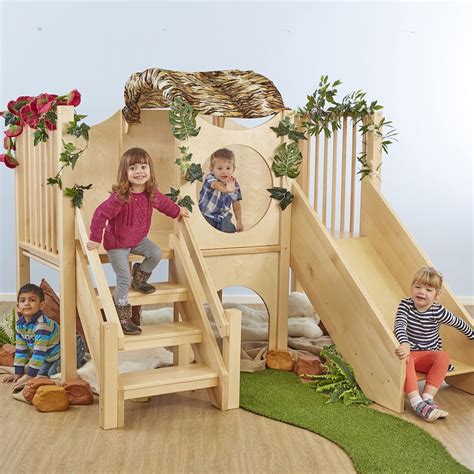 Buy Indoor Wooden Climb And Slide Unit Tts International Indoor