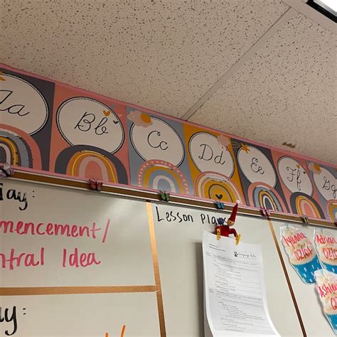 Boho Rainbow Classroom Decor Bundle Modern Classroom Decor Bundle