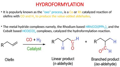 Unit 4 Catalysis C Homogenous Catalysis Hydrogenation