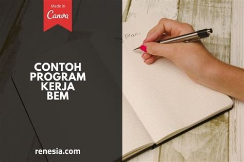 Contoh Program Kerja Bem Sebagai Referensi Kamu