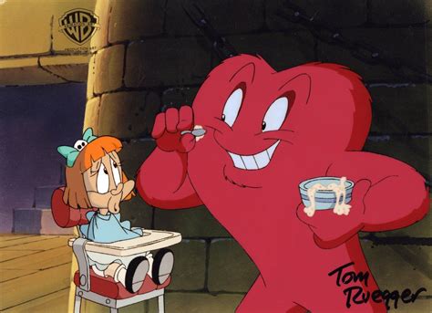 Tiny Toon Adventures Original Production Cel Signed By Tom Ruegger