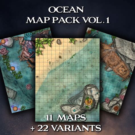 Ocean Map Pack Vol 1 Critical Crafting