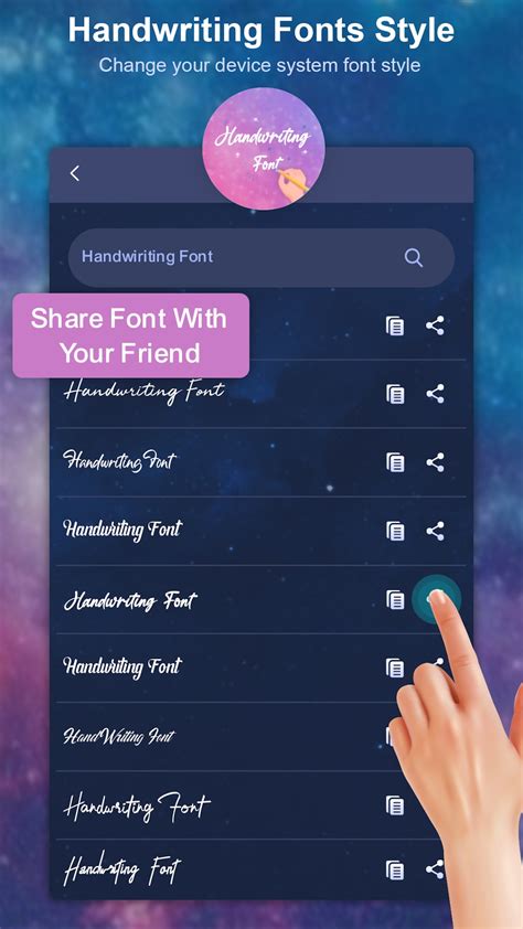 Handwriting Fonts Style For Android Download