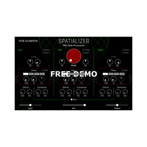 Spatializer Mid Side Processor Plugin Vox Samples