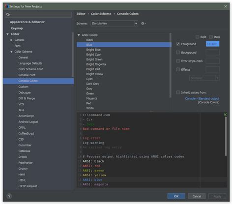 Hyperlink Fontcolor In Run Console Output Ides Support Intellij