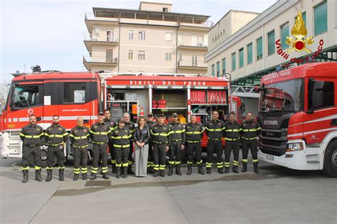 Il Prefetto Dott Ssa Anna Aurora Colosimo In Visita Istituzionale Al Comando Dei Vigili Del